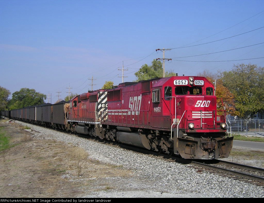 Soo 6052 On CSX K 223 Eastbound